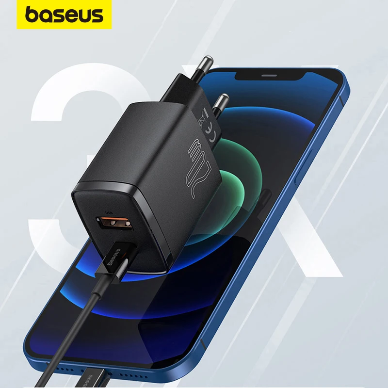 Baseus-20W-USB-Charger-Support-Type-C-PD-Fast-Charging-Dual-USB-Port ...