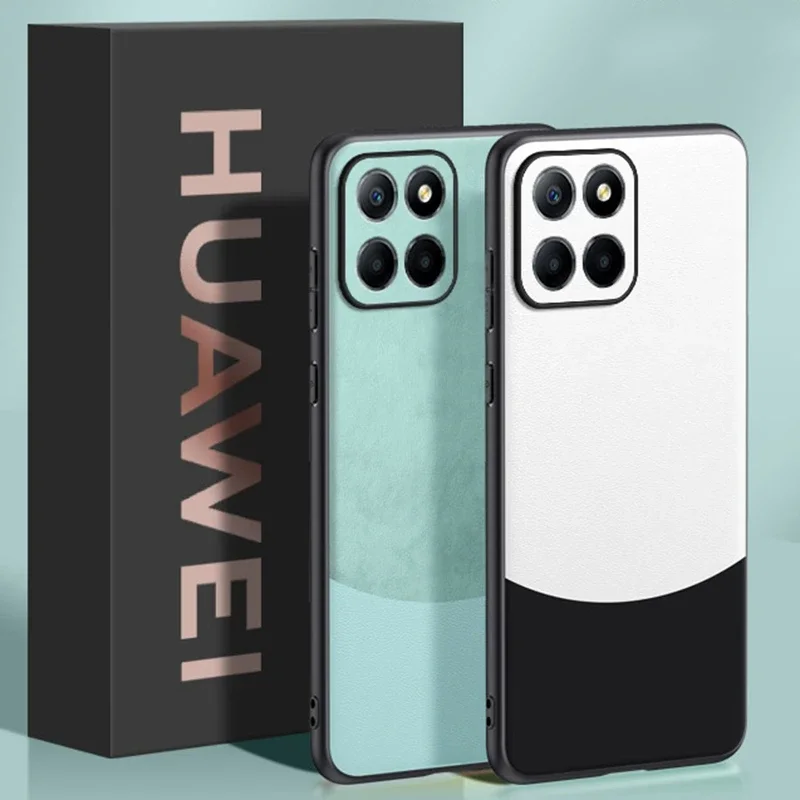 Luxury-PU-Leather-Case-For-Honor-X8B-Back-Cover-Matte-TPU-Silicone ...