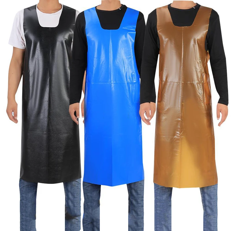 1Pcs-waterproof-beef-tendon-apron-long-men-s-and-women-s-kitchen-baking ...