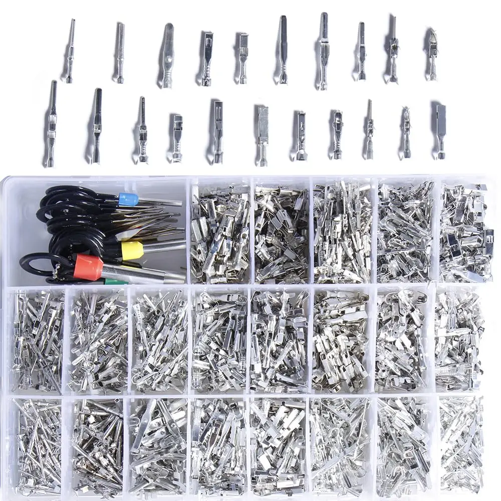 Electrical Connectors 820pcs 21 Types Car Electrical Wire Connector Pin ...