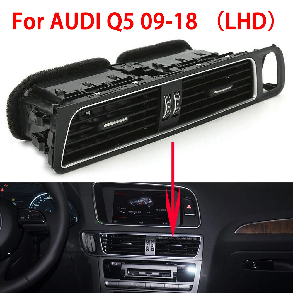 8R1820951GWVF-PT Center Dashboard Louver Airvent Center For Audi Q5 ...