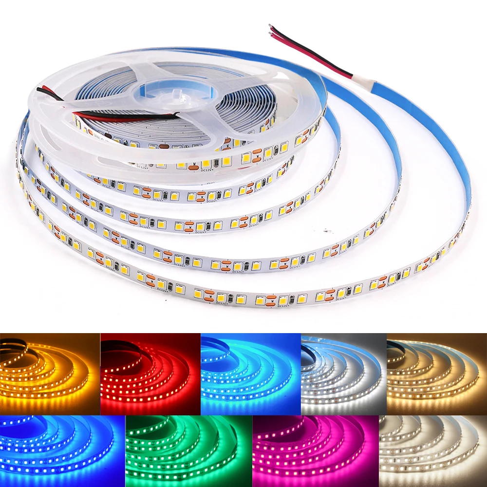Led Strip Waterproof 12v 2835 120 Leds | 24v Led Strip Waterproof White - 12v 24v - Aliexpress
