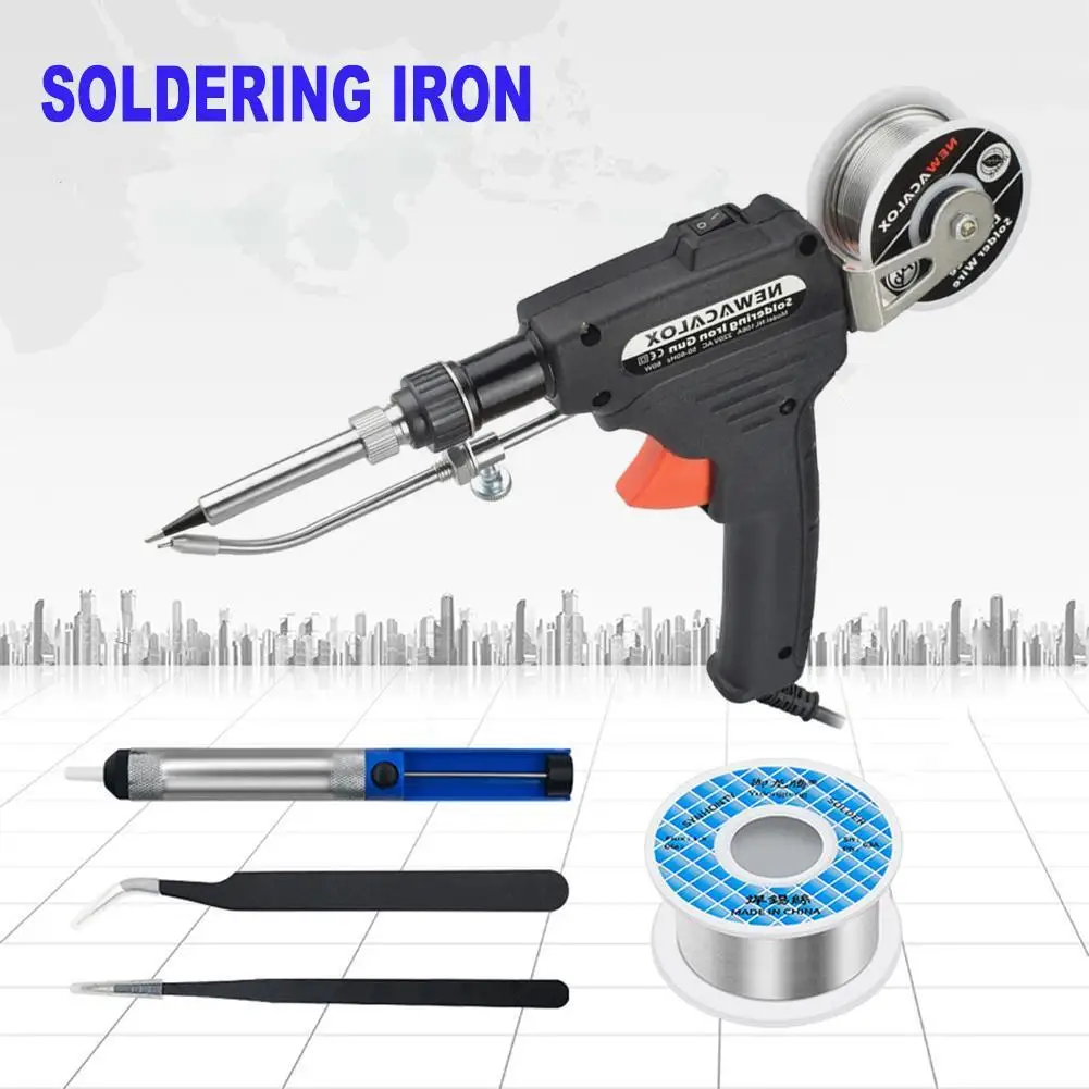 Automatic-Soldering-Gun-Kit-60W-Auto-Feed-Hand-Held-Soldering-Iron ...