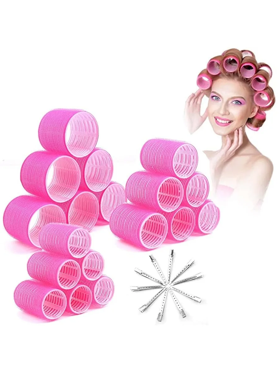 28-Piece-hair-curler-set-with-18-self-holding-curlers-and-10-stainless ...