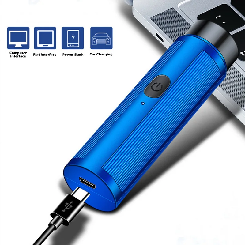 Mini-Electric-Shaver-For-Men-Automatic-Razor-Trimmers-USB-Car ...