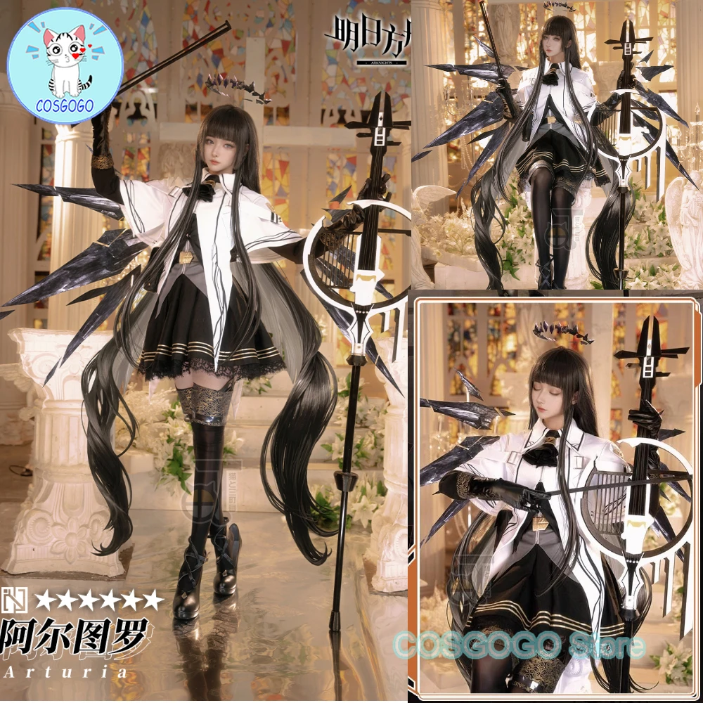 COSGOGO-Game-Arknights-Arturia-Full-Set-Cosplay-Costume-Halloween ...