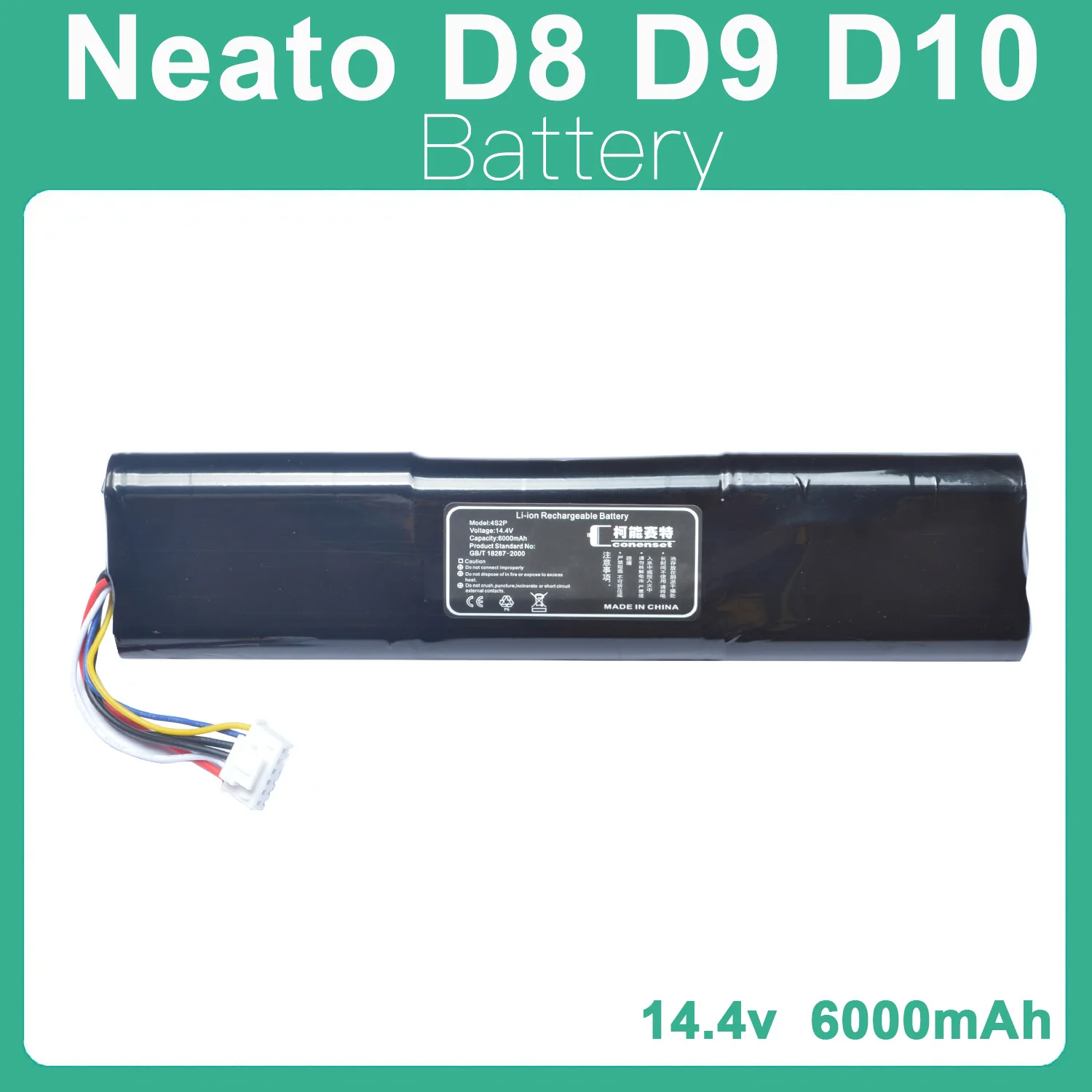 New-Battery-for-Neato-Robotics-D8-Botvac-D9-D10-D9-945-0381-945-0376 ...