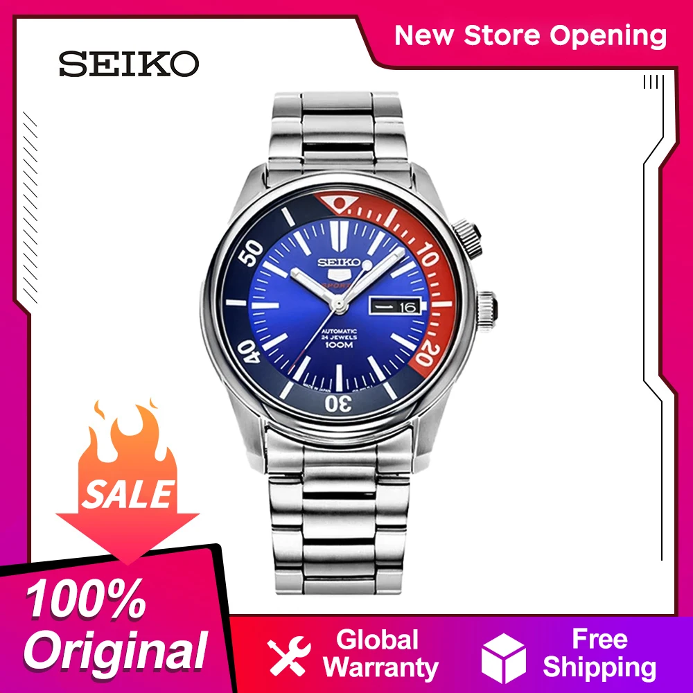 Seiko-5-Original-Japan-Automatic-Watch-10Bar-Waterproof-Luminous-Sports ...
