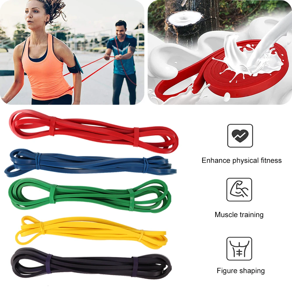 1pcs Latex Resistance Bands Fitness Rubber band for Yoga Pilates ...