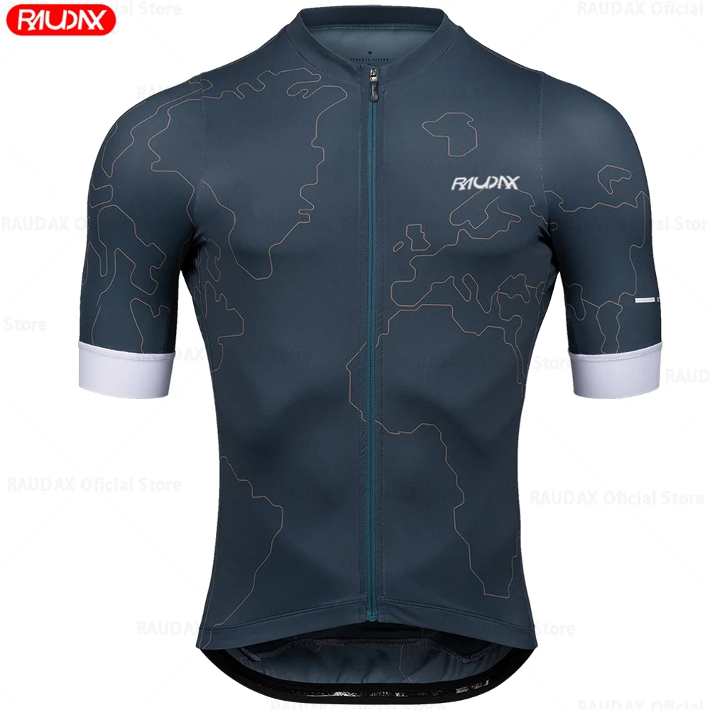 RAUDAX-Cycling-Jersey-Pro-Team-Bike-Shirts-Breathable-Racing-Sport-Mtb ...