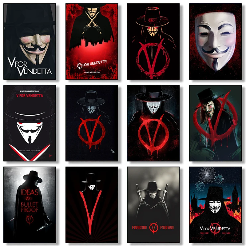 V For Vendetta Painting
