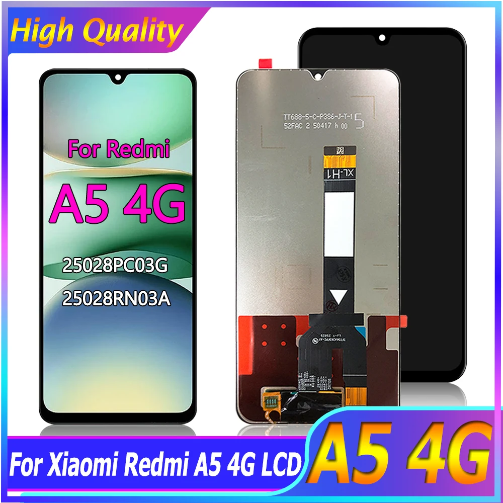 6.88" LCD For Xiaomi Redmi A5 4G LCD 25028PC03G, 25028RN03A Display ...