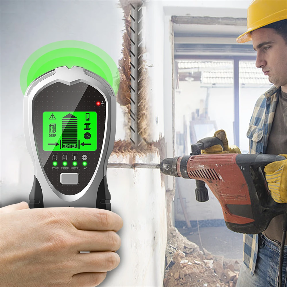 Sh201 Wall Metal Detector Material Inside Wire Scanner 4 In 1 Wood Stud ...