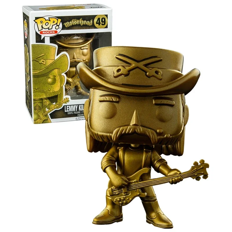 FUNKO POP Motorhead Gold Lemmy Kilmister #49 Figuras de acción de ...