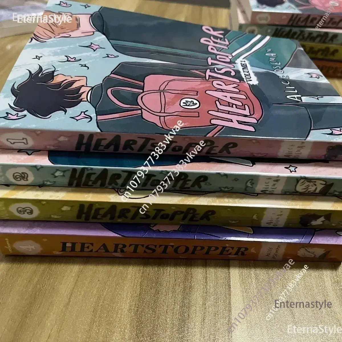 Books ofHeartstopper Series Volume 1-4 Books Set By Alice Oseman ...