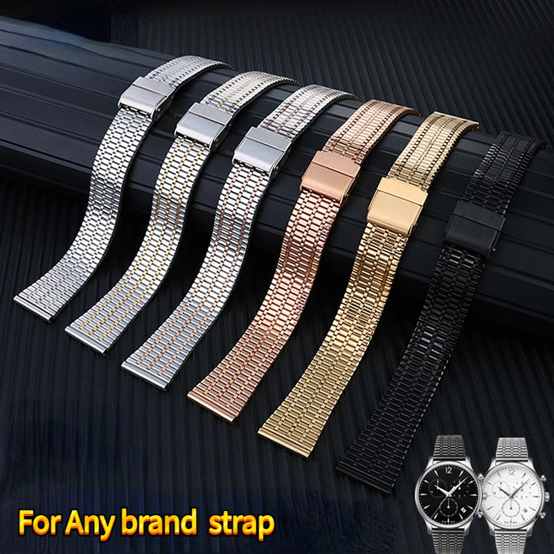 Quick-Release-Thin-Stainless-steel-metal-men-s-women-s-watchband-18mm ...