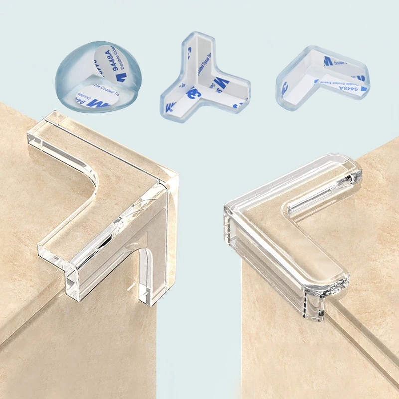 4PCS Baby Safety Silicone Protector Table Corner Edge Protection Cover ...