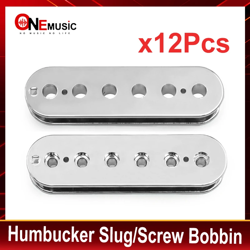 12Pcs Cromado Bobina Humbucker N:50/B:52MM Bobina Dupla Pickup Bobina ...