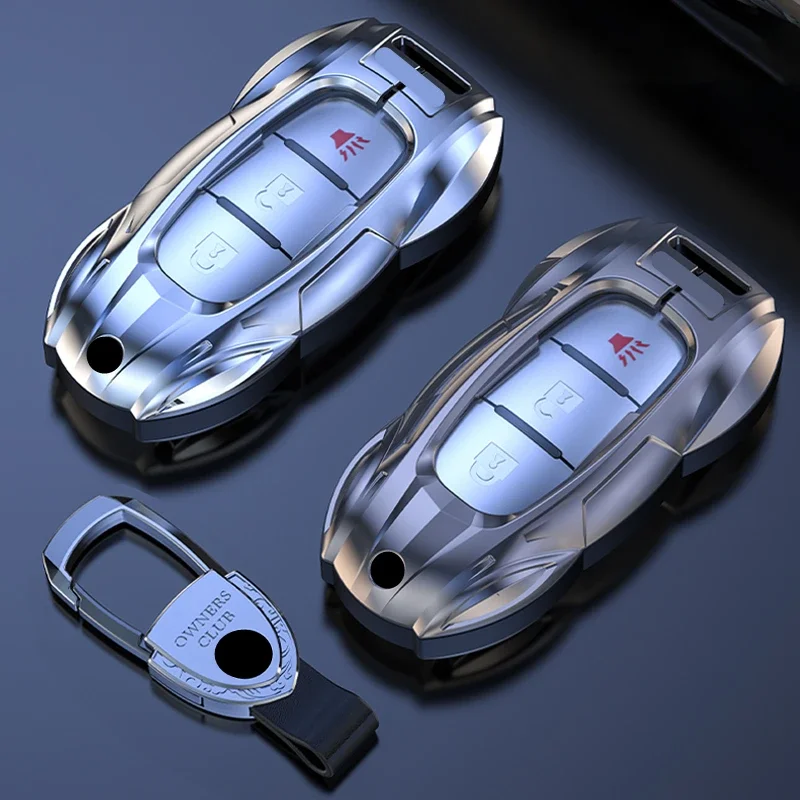 Metal-Car-Remote-Key-Cover-Case-Holder-Shell-Fob-For-Infiniti-Q50-QX50 ...