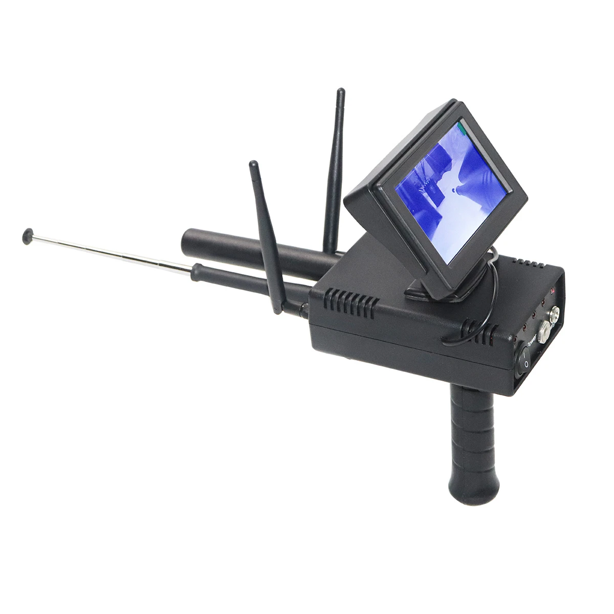 Newest AKS Plus 3D with Screen Underground Gold Metal Detector Long ...