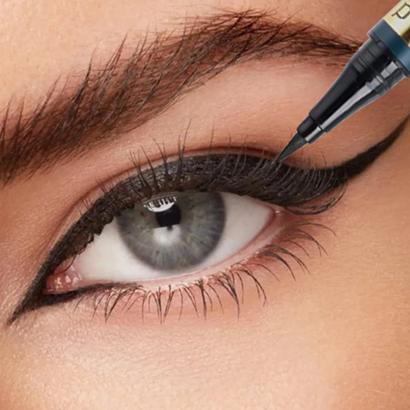 Matte-Black-Liquid-Eyeliner-Waterproof-Long-Lasting-Blue-White ...