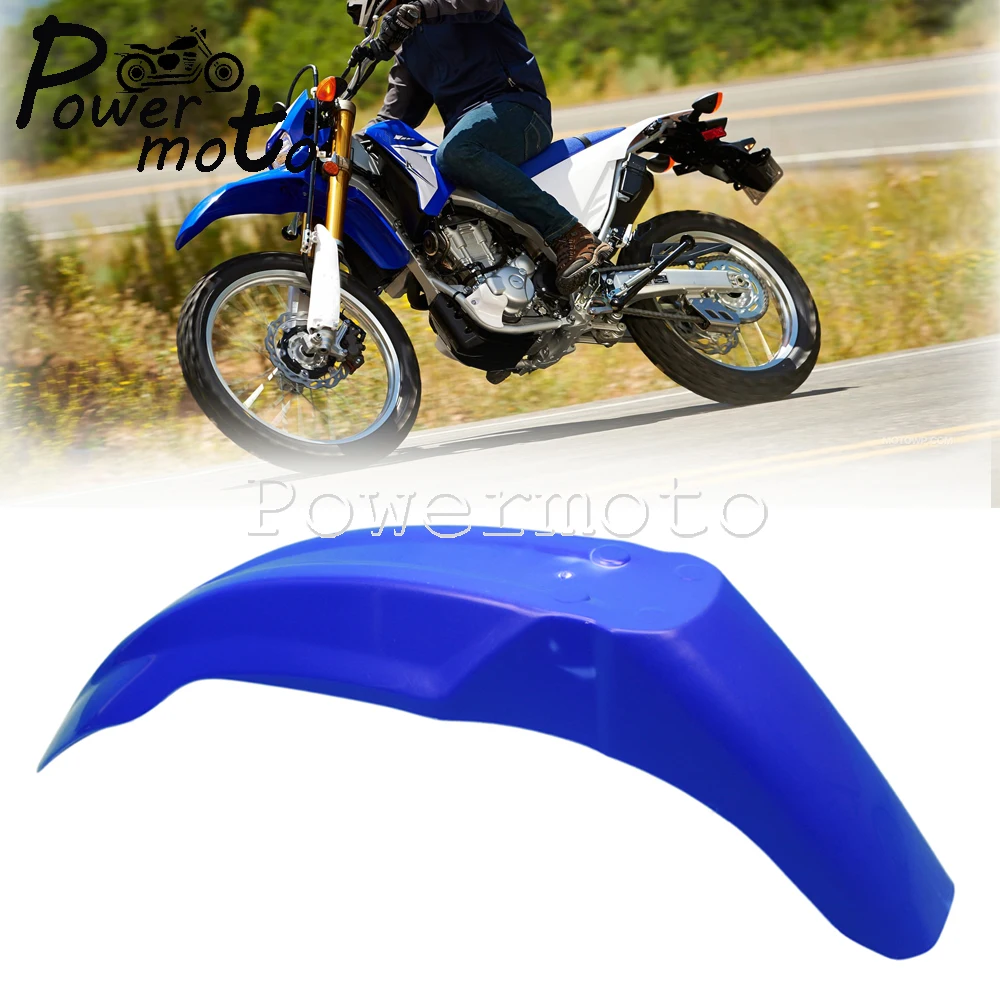 Motorcycle-Blue-Front-Fender-Mudguard-Plastic-Mud-Guards-For-Yamaha ...