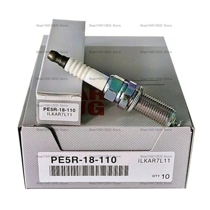 4/6pcs Iridium Spark Plug for PE5R18110 PE5R18110 ILKAR7K11S ...