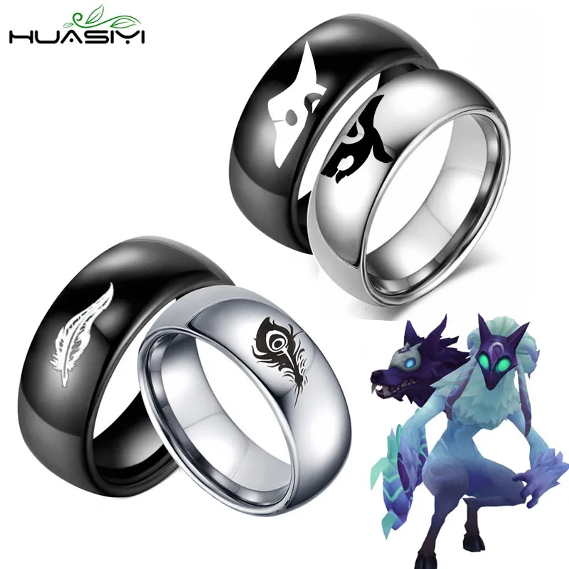 Friendship-Kindred-Eternal-Hunter-Ring-for-Women-Men-Rakan-and-Xayah ...