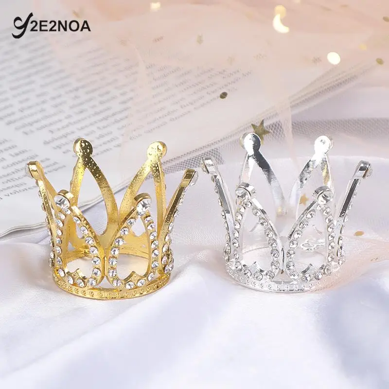 Mini-corona-de-princesa-Topper-Tiara-de-perlas-de-cristal-para-ni-os ...