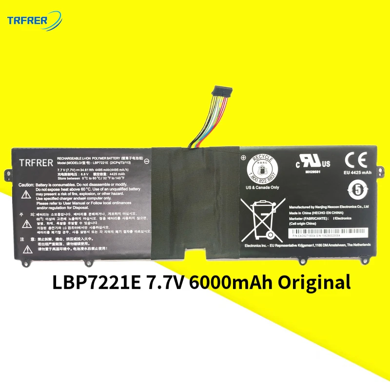 TRFRER batería Original para ordenador portátil LBP7221E LBG722VH ...