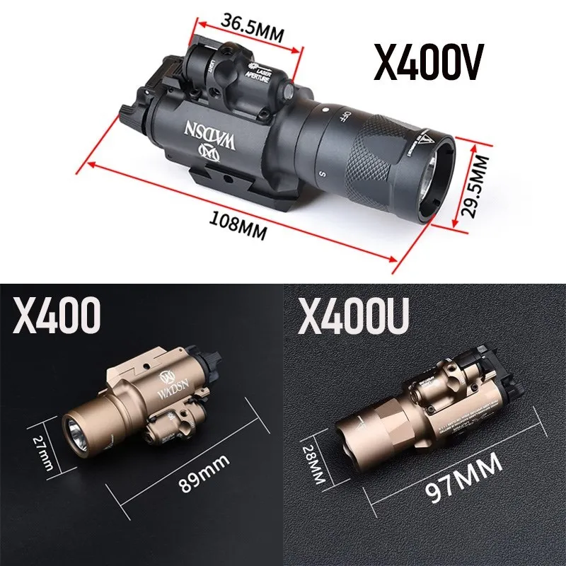 Tactical-Surefir-X300-X400-X400U-Ultra-Red-Green-Scout-Laser-LED ...