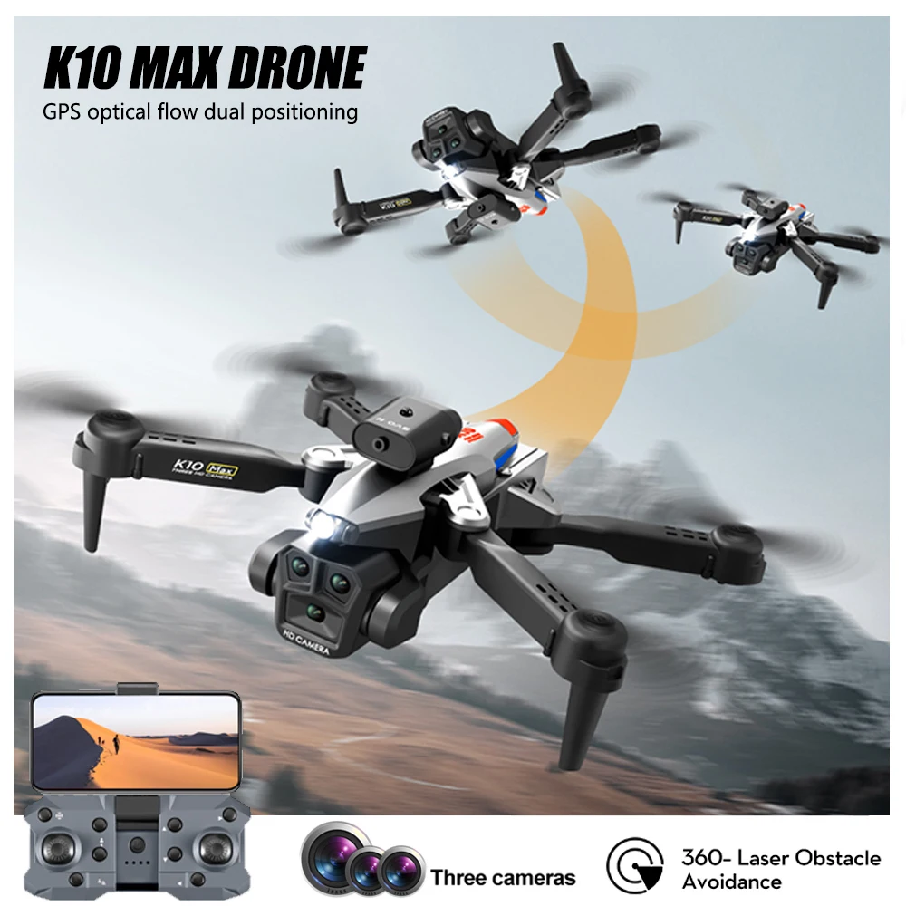 K10Max-E88Pro-Drone-4K-High-Definition-Three-Camera-Professional-Aerial ...