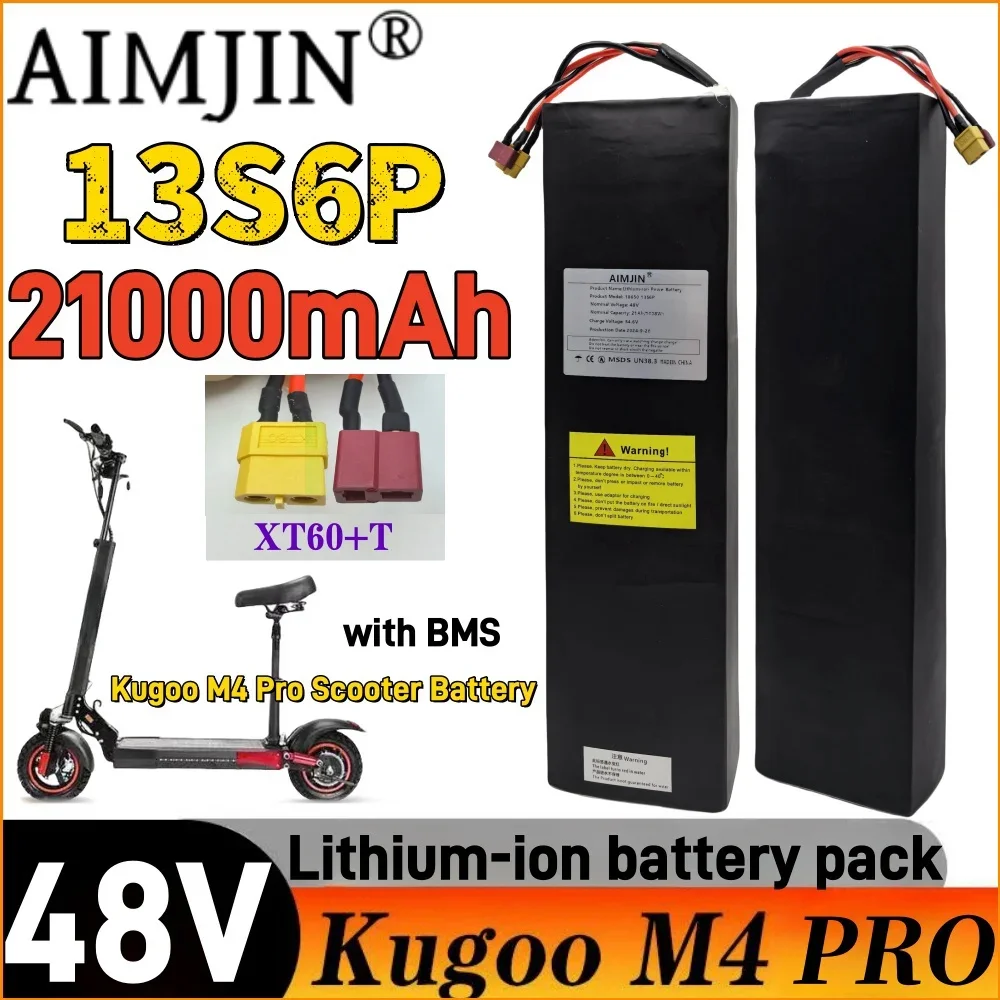13S6P-48V-21AH-High-capacity-Lithium-Battery-pack-1008Wh-for-Kugoo-M4 ...
