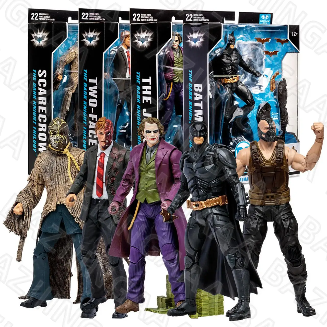McFarlane-Toys-The-Dark-Knight-Trilogy-Bundle-Set-The-Joker-17cm-Build ...