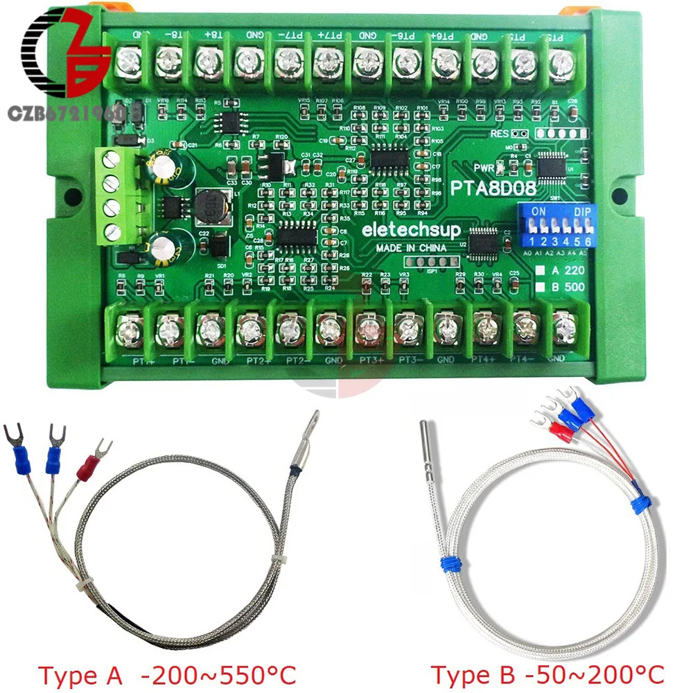 Temperatura-Sensor-M-dulo-Modbus-RTU-Platinum-coletor-de-resist-ncia-t ...