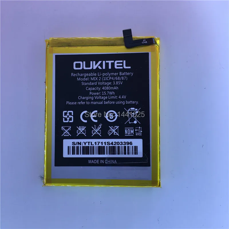 For-OUKITEL-mix-2-battery-4080mAh-Long-standby-time-Mobile-phone ...