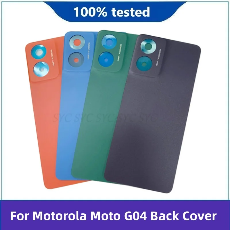 Rear Door Battery Cover Housing Case For Motorola Moto G04 Back Cover ...