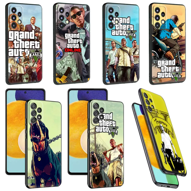 Grand-Theft-Auto-GTA-Phone-Case-For-Samsung-Galaxy-A52-A50-A30-A21-S ...