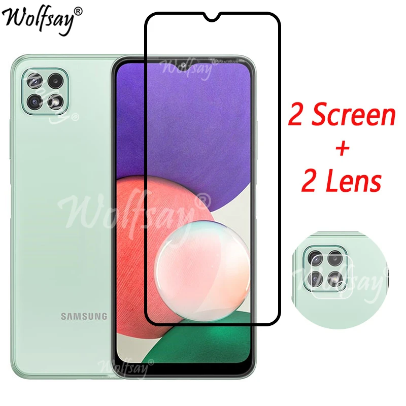 Full Cover Tempered Glass For Samsung Galaxy A22 5G Screen Protector ...