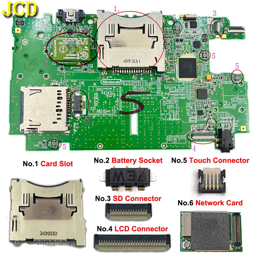 4-29-53Pin-FPC-Female-Socket-Motherboard-Battery-Holder-Network-Card ...