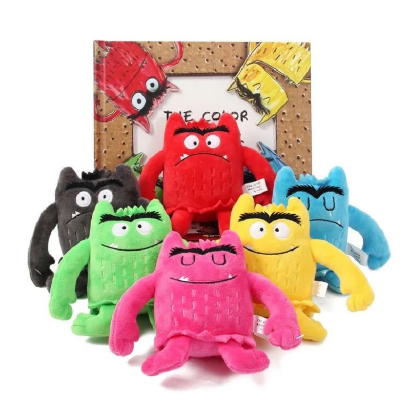 The Color Monster Plush Doll Stuffed Animal Toy Baby Appease Emotions ...