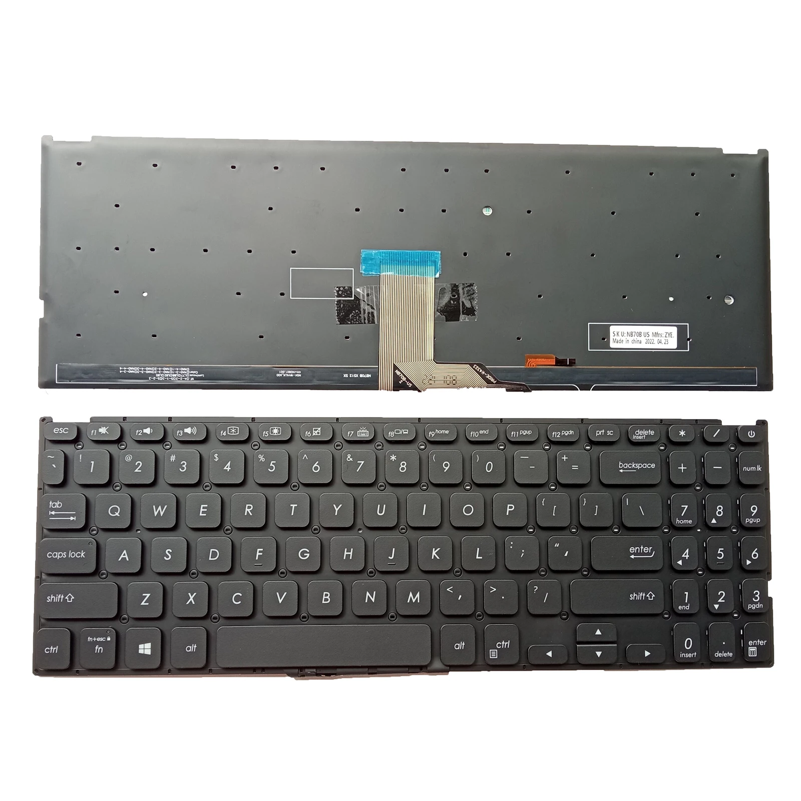 New-US-Keyboard-for-Asus-Vivobook-X512-X512FA-V5000F-V5000-F512-F512D ...