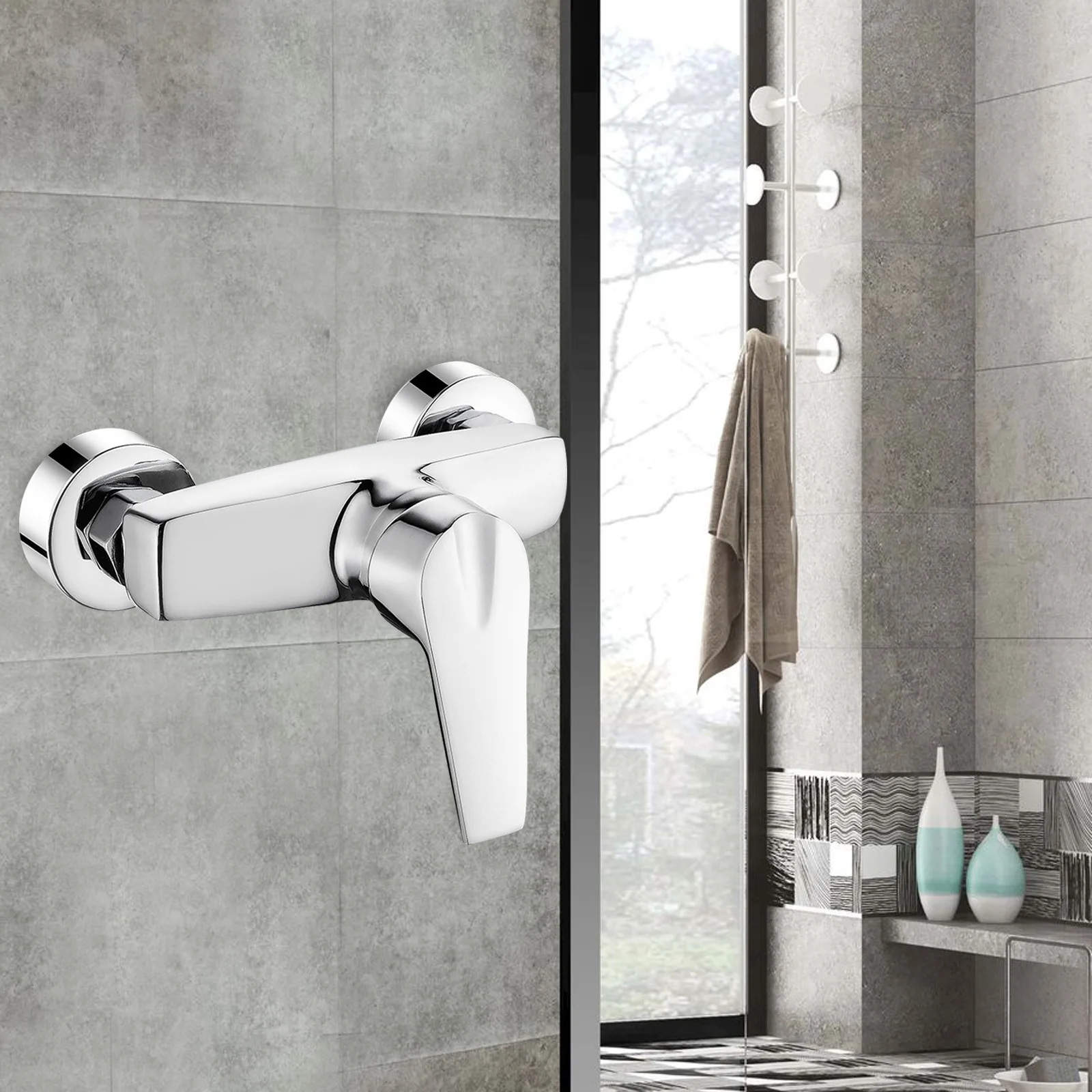 Bathroom-Bath-Faucet-Wall-Mount-Mixer-Tap-Control-Valve-Kit-Shower ...