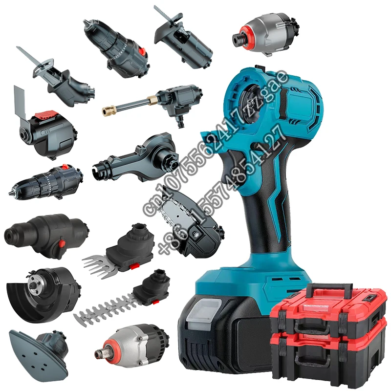 DIY-Hand-Tool-Combo-Kit-para-Garden-Office-Home-Repair-15-em-1-Power ...