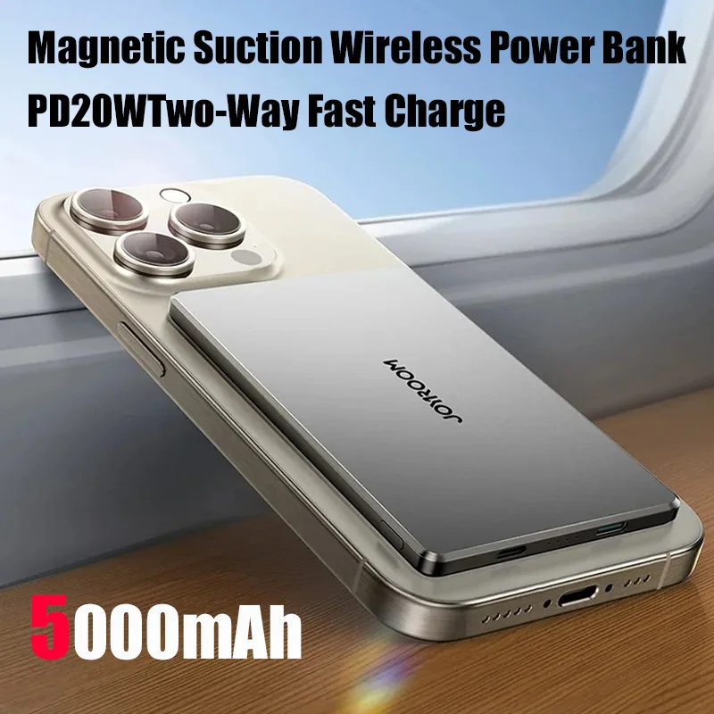 5000mAh-0-35-Ultra-Thin-Portable-Wireless-Magnetic-Power-Bank-Support ...