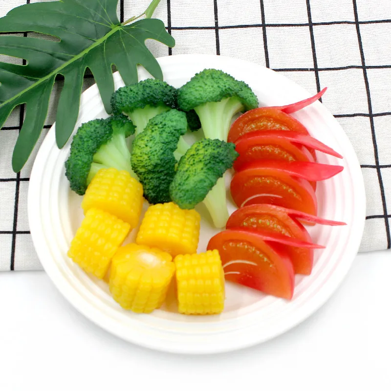 Simulation-Tomato-Corn-Segment-Artificial-Vegetable-Fake-Food ...