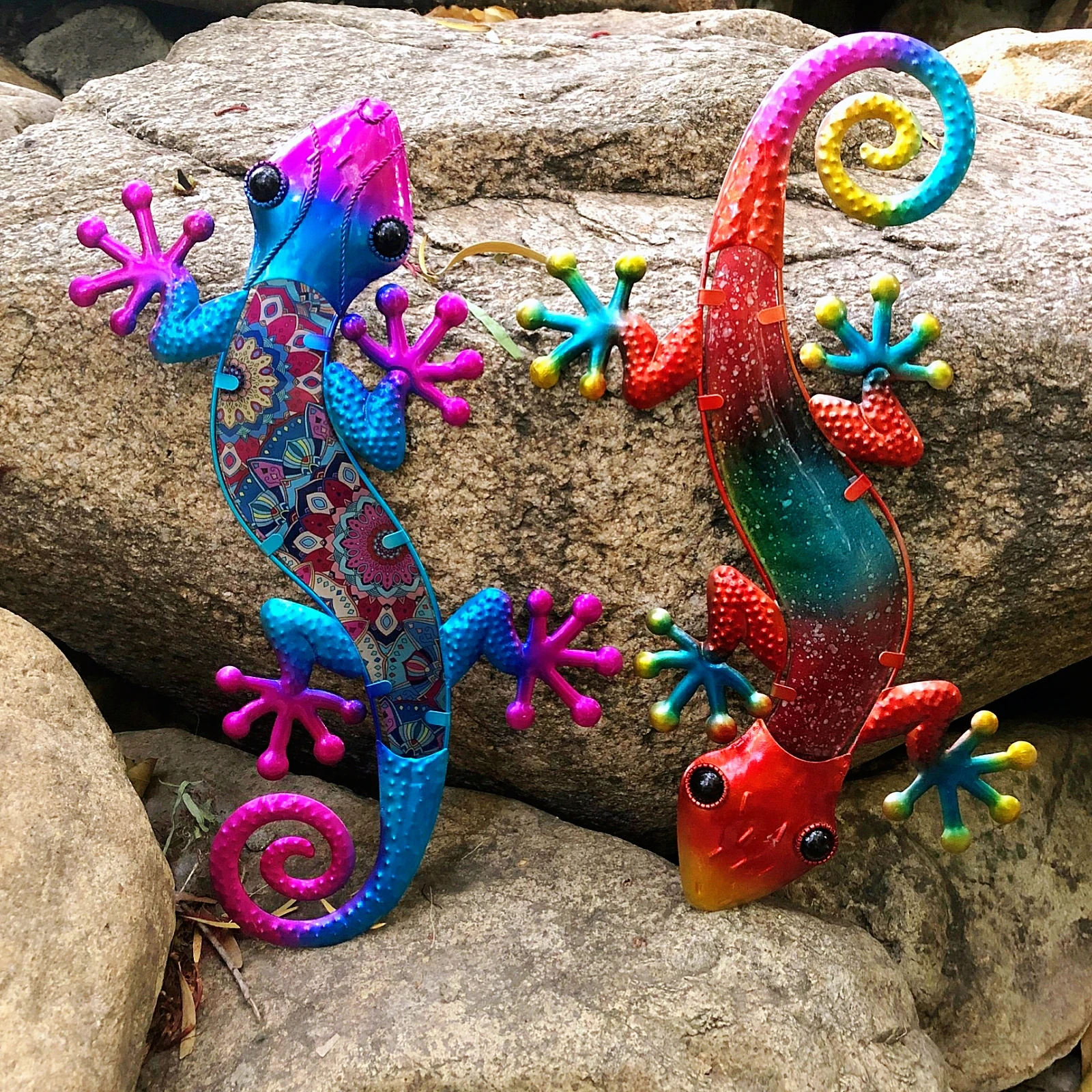 Colorful Lizards Art