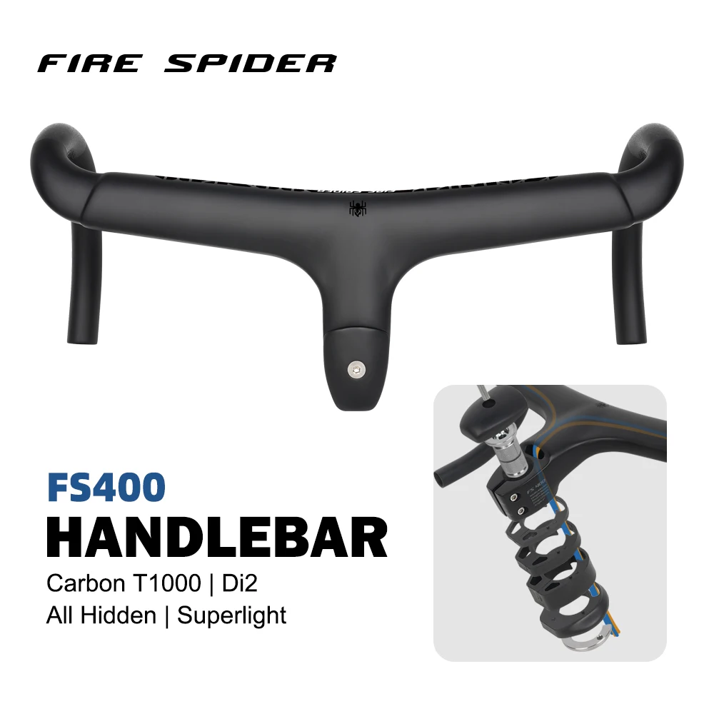 FIRE-SPIDER-Bike-Handlebar-T1000-Carbon-12-Degrees-Ultra-Light-Hidden ...