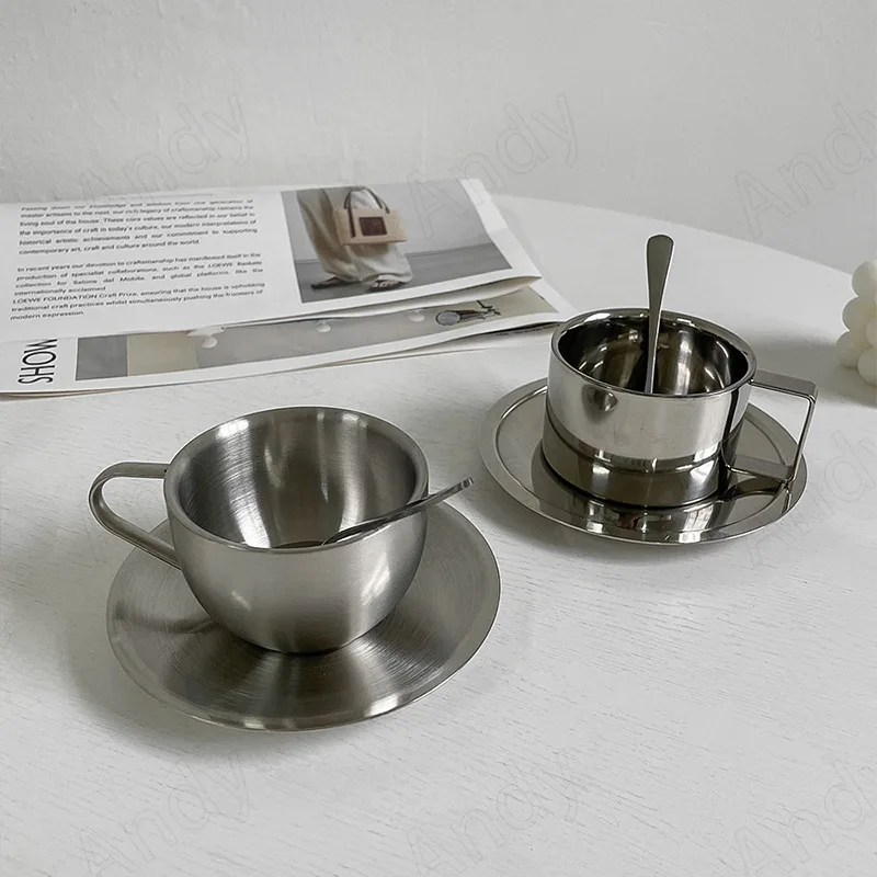 European Coffee Cup Set | European Metal Tea Set | Metal Home ...