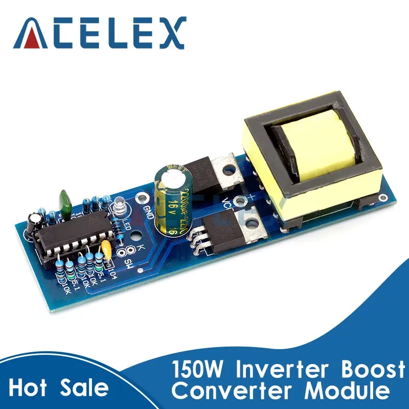 DC-AC-Inverter-Boost-Module-150W-DC-12V-To-AC-110V-220V-Boost-Module ...